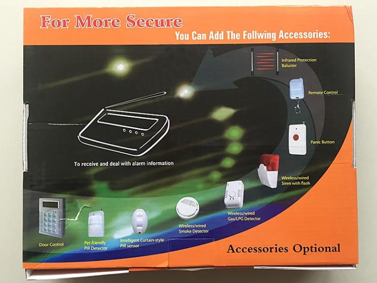 Wireless Home Security Burglar GSM/SMS Alarm System