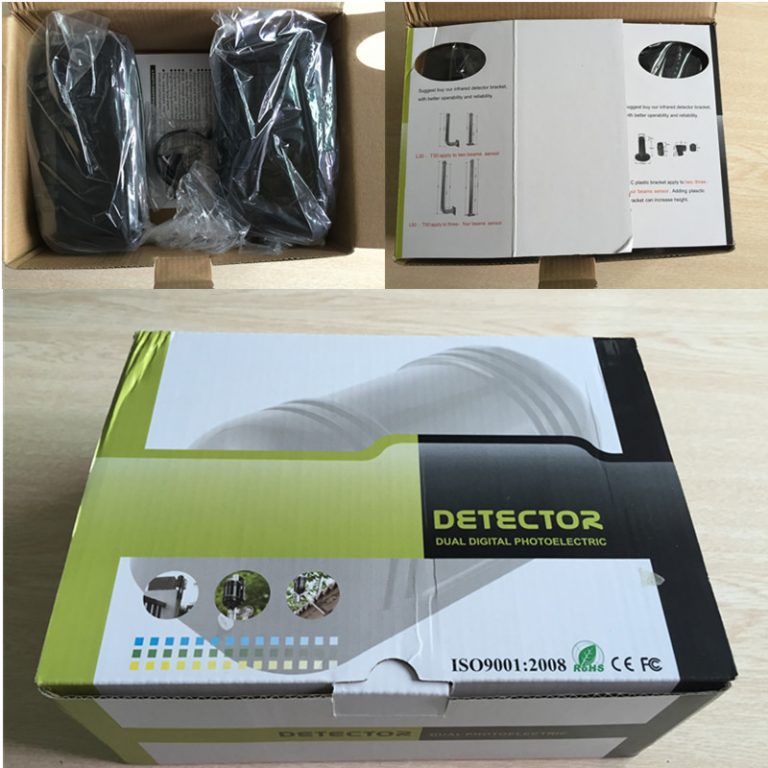 4 Beams Sensor, Intruder Fence Beam Detector, Anti-theft Beam Detector